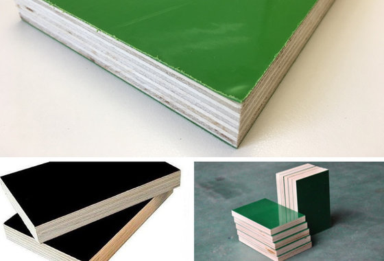 PP faced plywood super smooth 18mm thick green formwork panel supplier