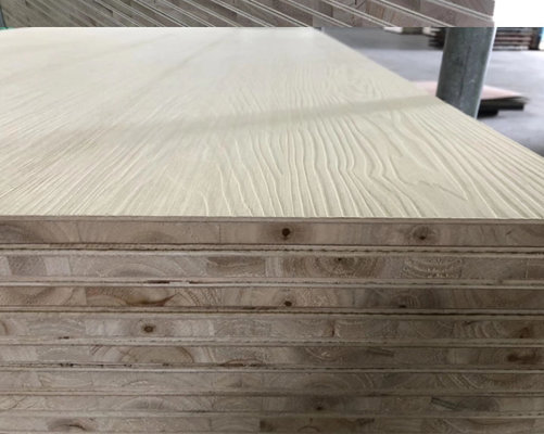 Fir Core Melamine Faced Block Board For Furniture supplier