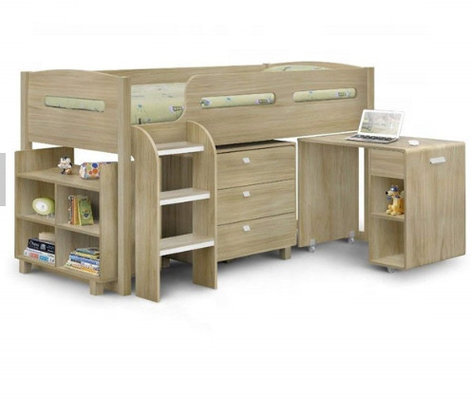 Factory Cheap Price Latest Design Kids Bunk Bed with Desk and Storage supplier