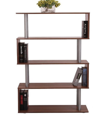 Factory price wooden melamine bookcase with open shelf supplier