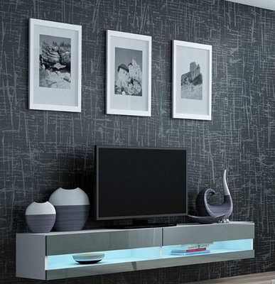 Supplier Price Living Room Modern Wall Mount Led TV Stand Wooden Furniture Design supplier