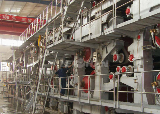 2880 - 6500mm Kraft Paper Making Machine In Paper Production Line