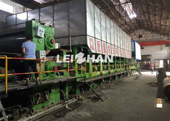 100t/d Paper Recycling Equipment Fluting Paper Machine In Paper Mill