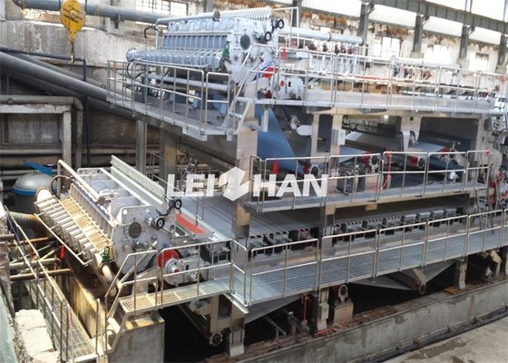 Small Capacity Waste Paper Recycling Corrugated Paper Machine