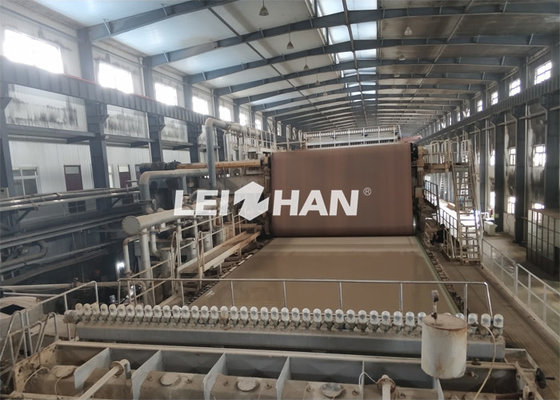 Small Capacity Waste Paper Recycling Corrugated Paper Machine