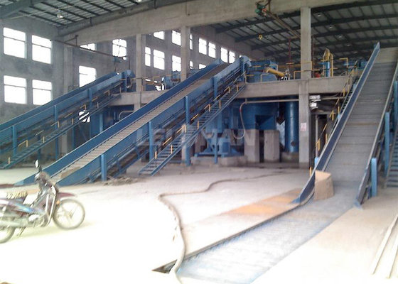 Wide Chain Conveyor Machine For Waste Paper Recycling Industry