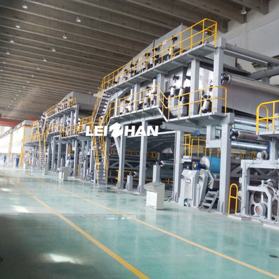 Waste Paper Recycling Coated Board Paper Machine , Coated Paper Manufacturing Plant