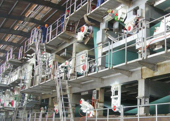 High Performance Waste Carton Recycling Machine , Kraft Liner Paper Machine