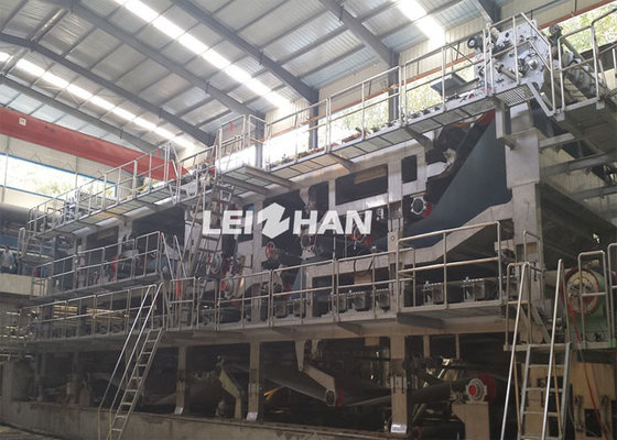 20TPD Newsprint Paper Making Machine In Waste Paper Recycling Line