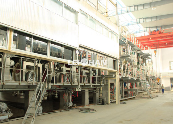 Fluting Paper Making Machine In Waste Packaging Paper Recycling Project