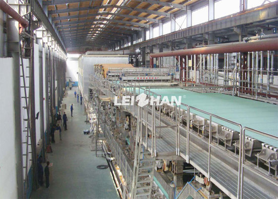 Fluting Paper Making Machine In Waste Packaging Paper Recycling Project