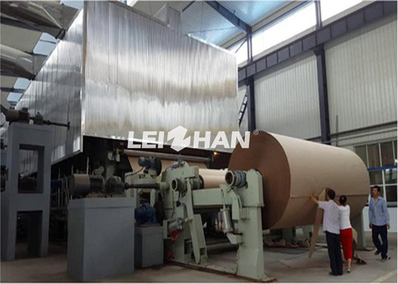 High Speed Kraft Paper Making Machine In OCC Waste Paper Recycling Production Line