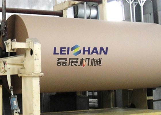 100T/D Cardboard Paper Making Machine , Waste Paper Recycling Equipment