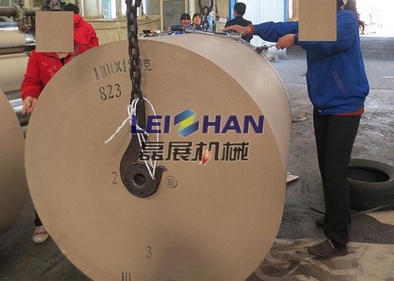 100T/D Cardboard Paper Making Machine , Waste Paper Recycling Equipment
