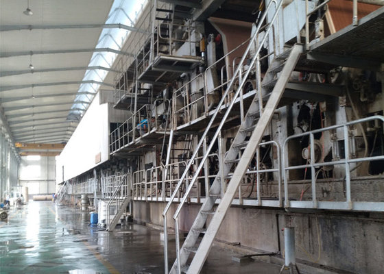 1575 - 5800mm Fluting Paper Machine , Waste / Recycled Paper Making Machine