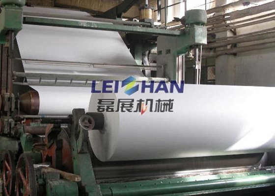 20 TPD Printing Paper Making Machine , Automatic Paper Processing Machine
