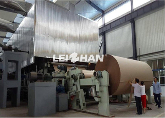 2500mm Test Liner Paper Making Machine For Waste Paper Recycle Line