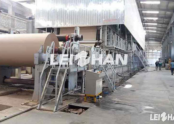 50 - 200 T/D Multi-cylinder Kraft Liner Paper Machine In Paper Mill