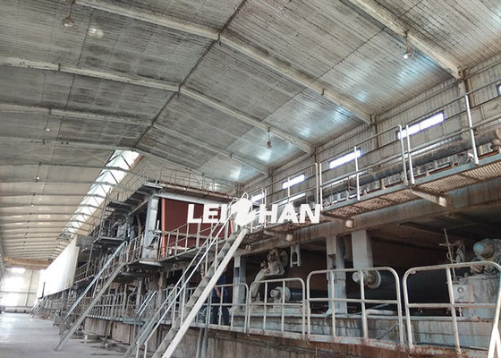 80 - 200gsm Corrugated Paper Making Machine High Efficiency For Paper Industry