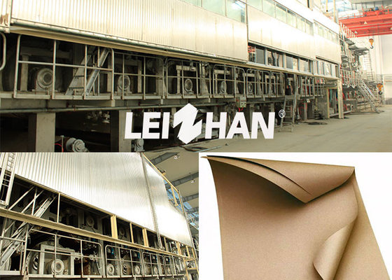 100TPD Kraft Paper Making Line Machine For Waste Paper Recycling In Paper Mill
