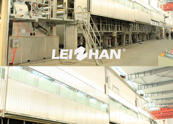 100TPD Kraft Paper Making Line Machine For Waste Paper Recycling In Paper Mill