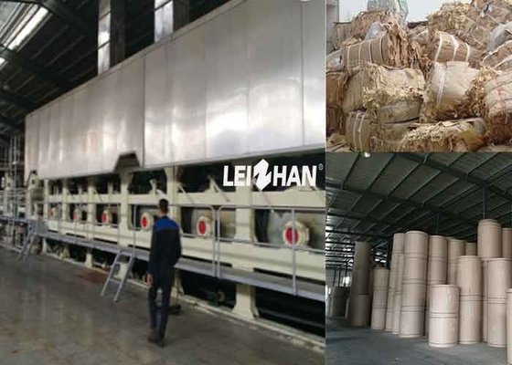 200T/D Corrugated Paper Making Project Machine Manufacturer