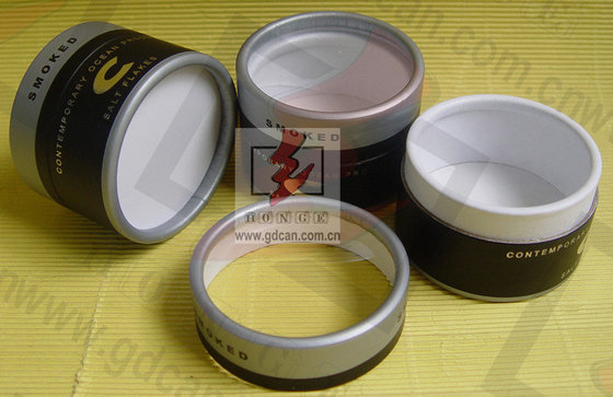 Cylindrical Cardboard Tube Box Container Kraft  Inside Aluminum
