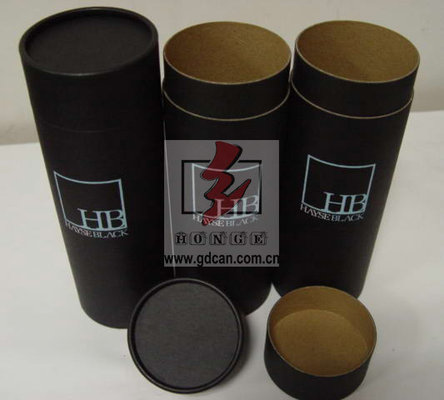 Brown Cosmetic Paper Tube Packaging Recoverable Paper Cylinder Packaging