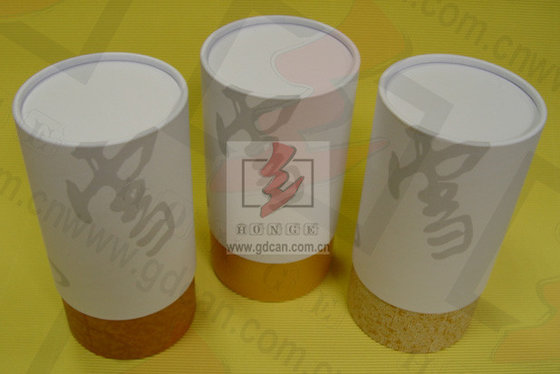 Wine Storage Paper Tube Packaging Cylinder Paper Box With Ribbon