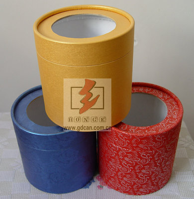 Custom Recycled Paper Tube Box Container , Cosmetic Tube Packaging