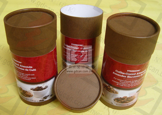 Coated Paper Food Packaging Tubes Containers Cardboard Roll Packaging