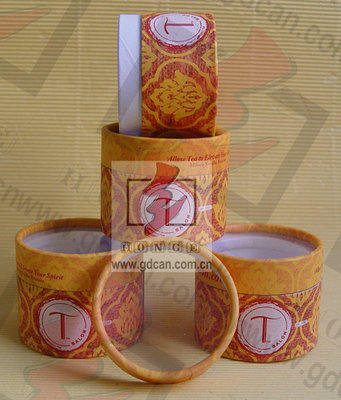 Eco Friendly Round Cardboard Boxes Tube Packaging For Cosmetics