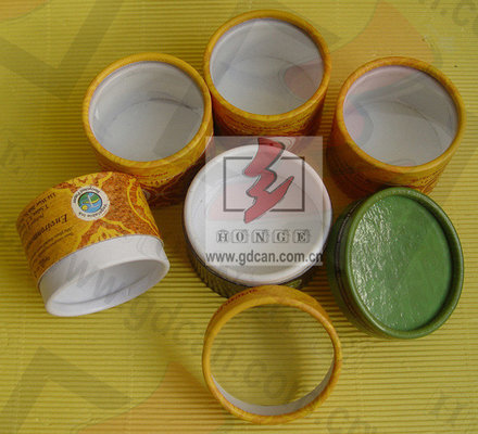 Eco Friendly Round Cardboard Boxes Tube Packaging For Cosmetics