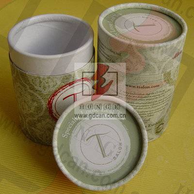 Brown Wine Bottle Gift Tube Packaging Cylindrical Custom Printing