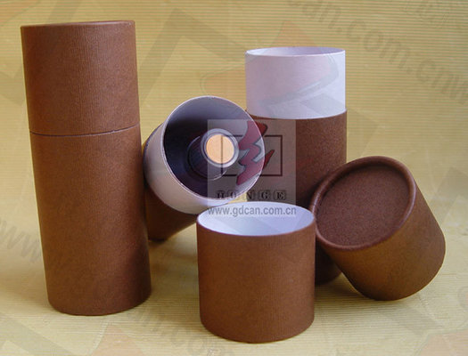 Cylinder Cardboard Tube Packaging for Cosmetic , Cardboard Storage Tubes