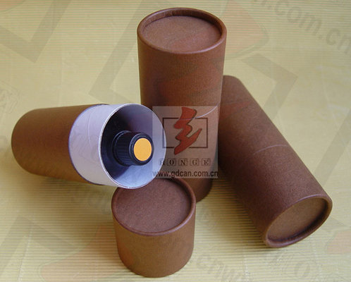 Luxury Kraft Paper Cans Packaging Wine Bottle Presentation Box