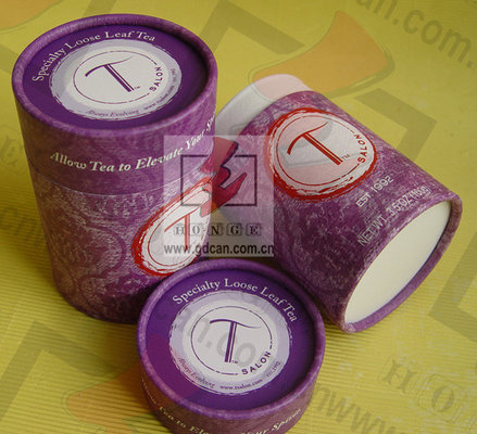 Brown Wine Bottle Gift Tube Packaging Cylindrical Custom Printing