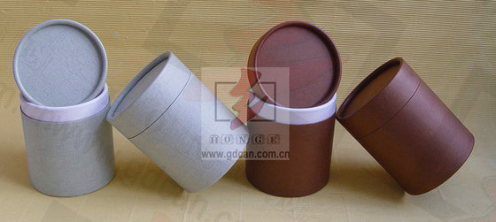 Cylinder Cardboard Tube Packaging for Cosmetic , Cardboard Storage Tubes