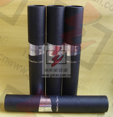 Bottle Packing Gift Tube Box  / Long Cardboard Tubes With Lids