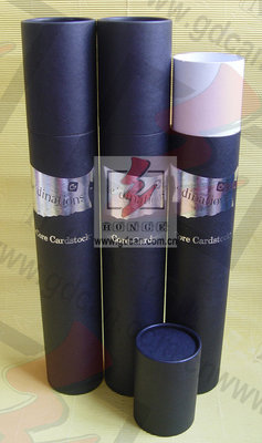 Bottle Packing Gift Tube Box  / Long Cardboard Tubes With Lids