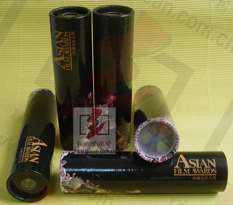 Small Paper Towel Roll Kaleidoscope Toy Crafts Foil Stamping