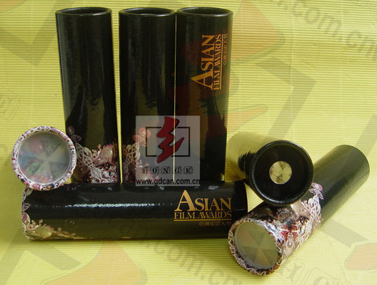 Small Paper Towel Roll Kaleidoscope Toy Crafts Foil Stamping
