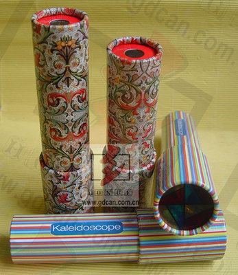Long Pretty Paper Towel Roll Kaleidoscope Homemade Biodegradable