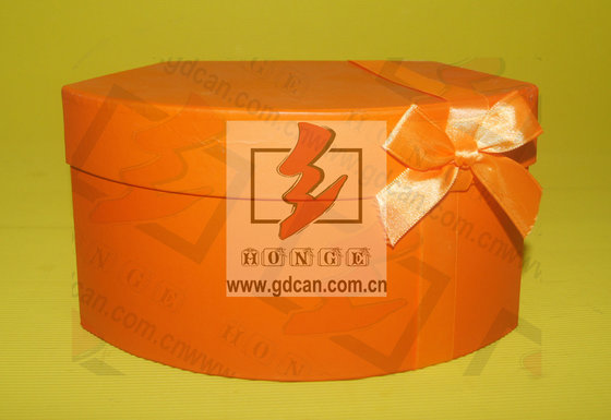 Round Cardboard Food Packing Boxes Glossy Lamination Printing