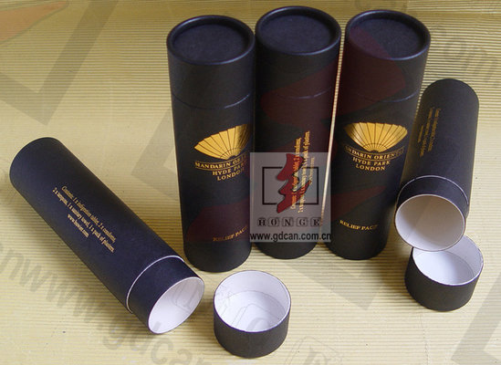 Black Paper Coffee Storage Containers Lightweight Food Grade Packaging