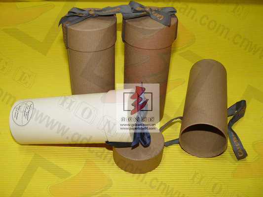 Presentation Wine Gift Tube Cylindrical Matt Lamination for Whisky
