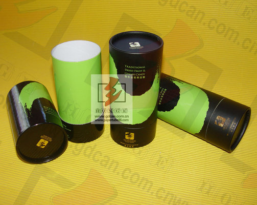 Herbal Tea Storage Container Tube Packaging , Round Gift Boxes