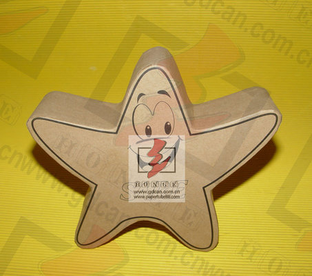 Nuts Food Grade Paper Gift Box Blue Moisture Proof Star Shape
