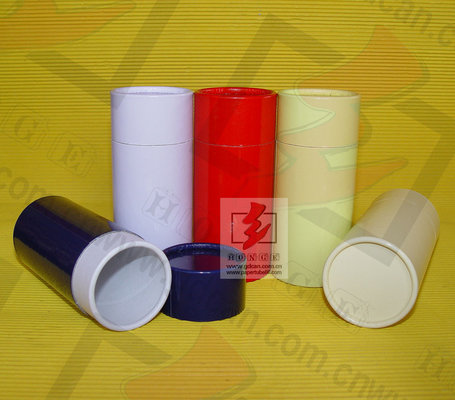 Coffee Cardboard Food Containers , Round Tube Packaging For Food