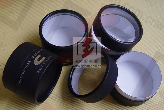 Cylindrical Cardboard Tube Box Container Kraft  Inside Aluminum
